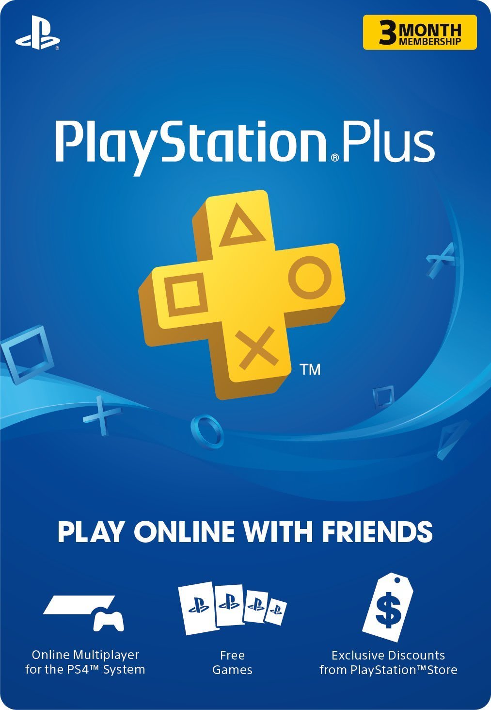  Playstation Plus 3 Months USA 